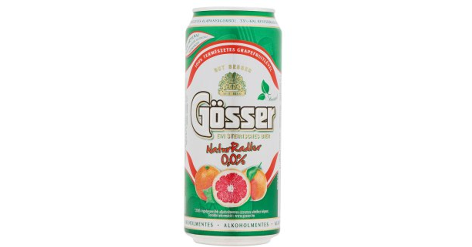 Gösser alkoholmentes dobozos sör, grapefruit ízesítéssel 0,5l - Gösser ...