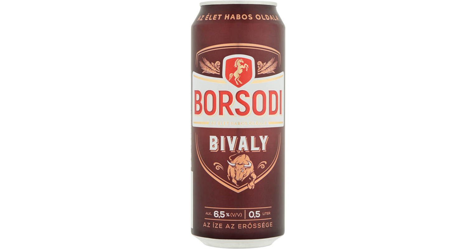Borsodi Bivaly dobozos sör 0,5l - Borsodi - Anhtoni online ital ...